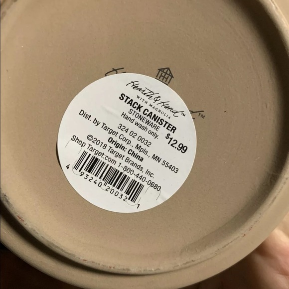 Magnolia | Bath | Hearth Hand Magnolia Stack Canister Stoneware Jar ...